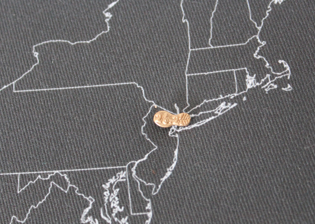 Marathon Runner Map Pins / Map Tacks, Running Shoes – Butterpot Designs