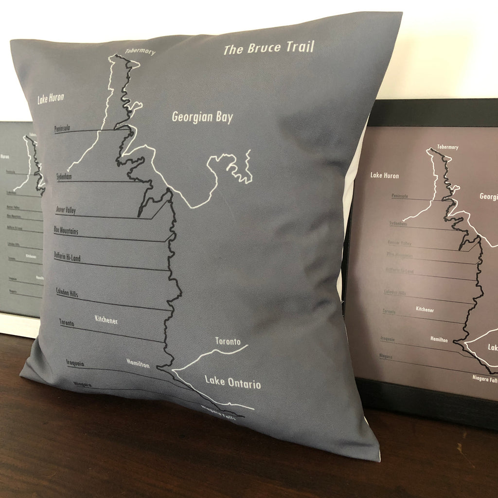 Bruce Trail Map Postcard Prints – Butterpot Designs