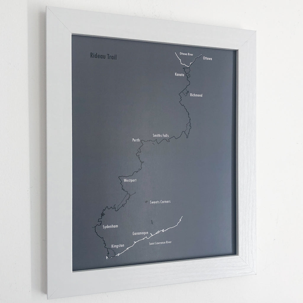 Rideau Trail Map Prints – Butterpot Designs