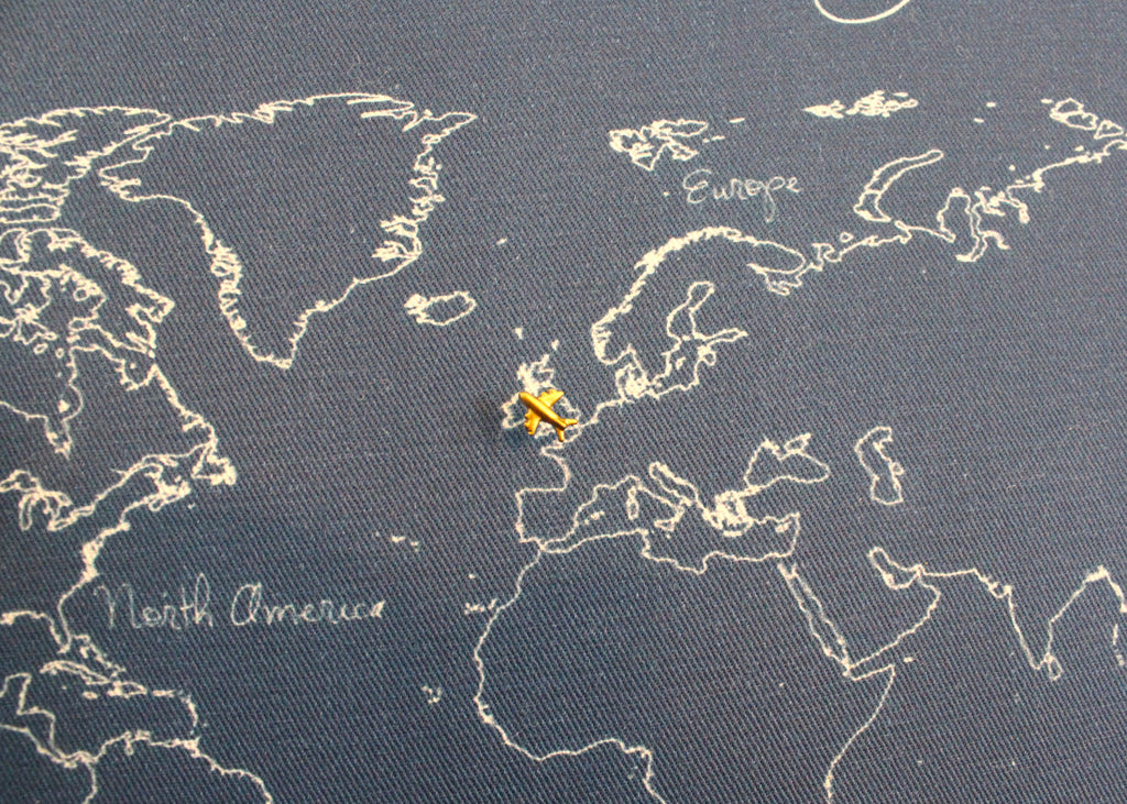 Airplane Map Pins / Plane Map Tacks – Butterpot Designs