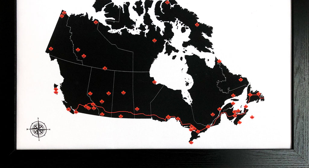 National Parks of Canada Push Pin Maps – Butterpot Designs